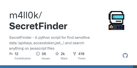 Github M4ll0ksecretfinder Secretfinder A Python Script For Find Sensitive Data Apikeys