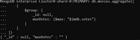 Min And Max Aggregation Operators M121 The Mongodb Aggregation