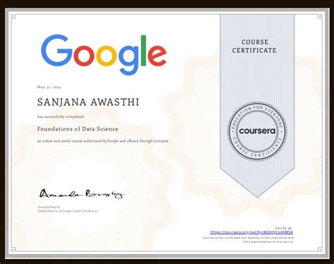 Sanjana Awasthi On Linkedin I Successfully Completed The Foundation