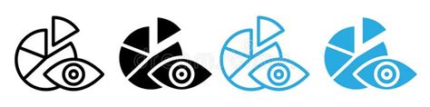 predictive analytics icon logo set vector stock vector illustration