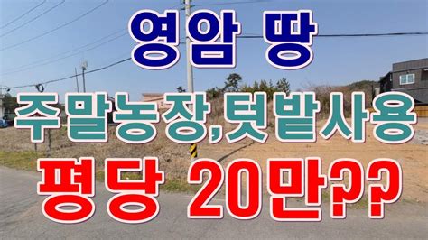 부동산 경매물건 전남 영암 삼호읍 삼포리 땅 적은평수로 텃밭사용 하실분 Youtube