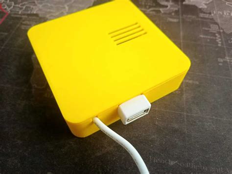 Pi Zero W Printserver Enclosure For Micro USB To USB OTG Adapter By