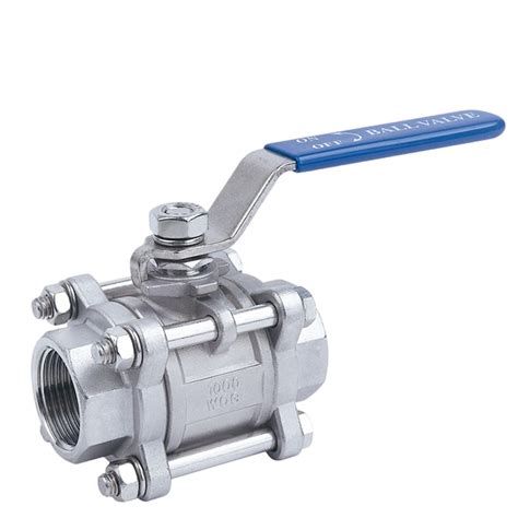 Stainless Steel Ball Valve 3 Piece Bsp