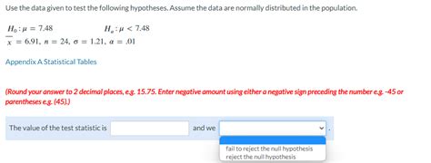 Solved Use The Data Given To Test The Following Hypotheses Chegg