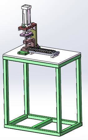 汽车密封条角度冲切机 SOLIDWORKS 2018 模型图纸下载 懒石网