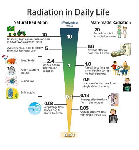 Radiation Dose Limits Chart