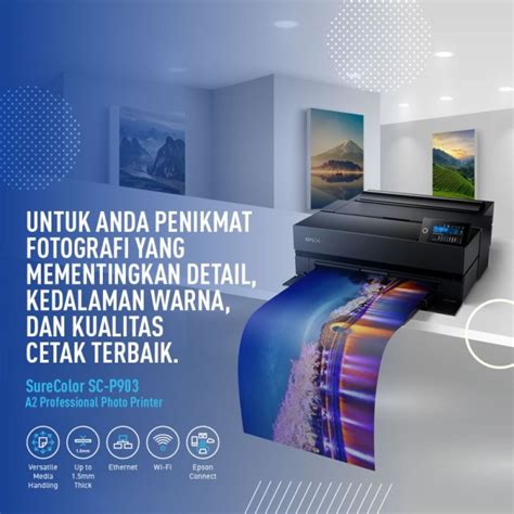 Jual Printer Epson SureColor SC P903 A2 Professional Photo UltraChrome Jakarta Pusat DATA
