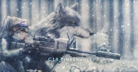 ドールズフロントライン C14 Timberwolf Jhands Onpcのイラスト Pixiv