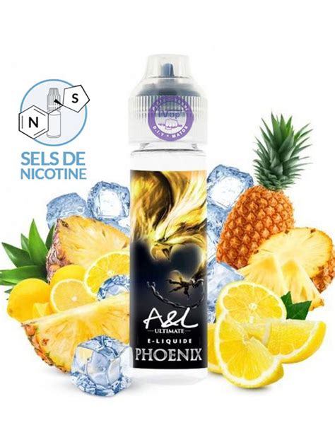 D I Y à vaper E liquide Phoenix Ultimate Sel de Nicotine ml Ivop Tunisie