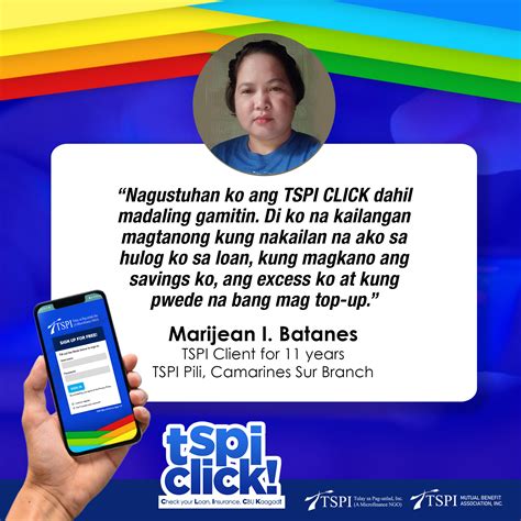 One Click Sa Click Sa Tspi Tulay Sa Pag Unlad Inc
