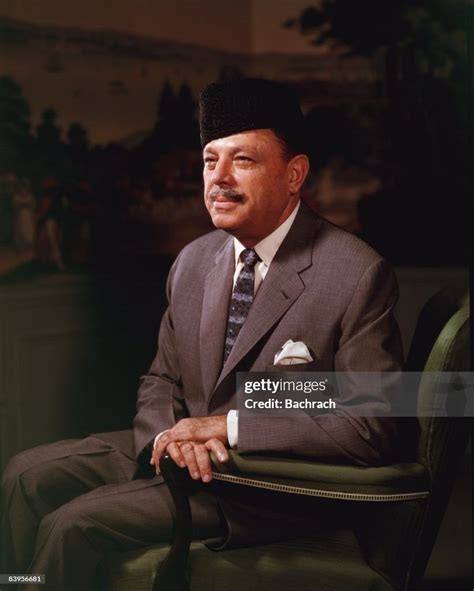 Seated Portrait Of Muhammad Ayub Khan The Former President Of News Photo Getty Images