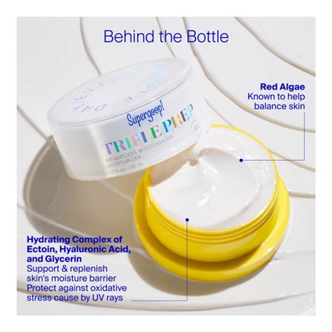 Buy Supergoop Triple Prep Weightless Multitasking Daily Moisturizer