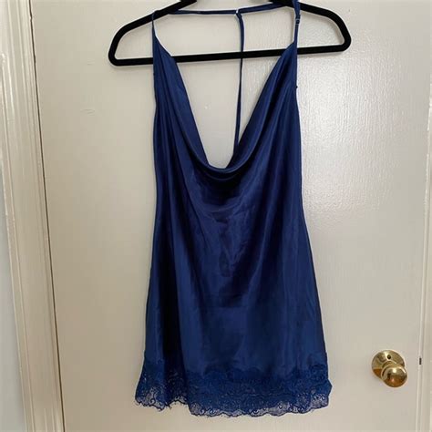 Dreamgirl Intimates And Sleepwear Dreamgirl Satin Slip With Cowl Neck