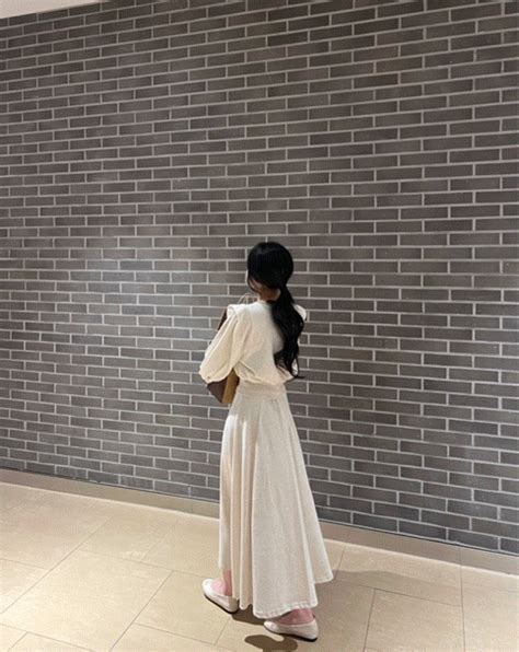 마실 퍼프 스커트세트 기모 선택가능 에이블리