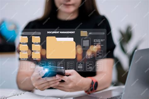 Концепция управления документами значки виртуального экрана система управления документами Dms