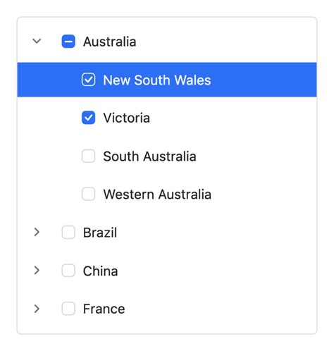 React Treeview Hierarchical Data Model Tree List Syncfusion