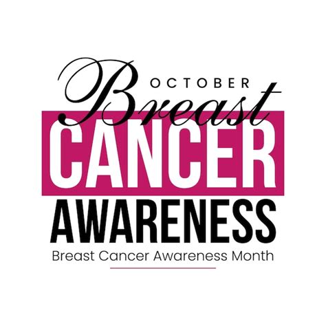 Mes Mundial De Concientización Sobre El Cáncer De Mama En Octubre Día