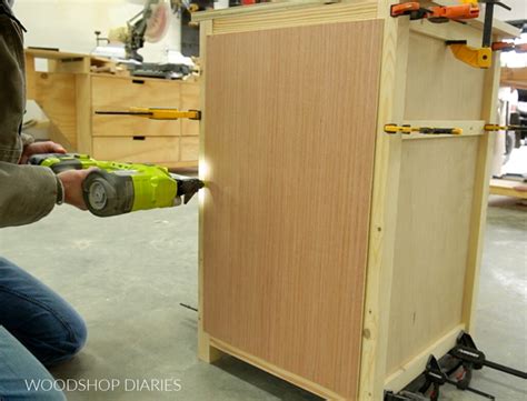 simple diy end table with drawers building plans