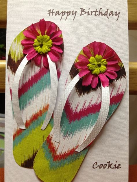 Multi Colored Flip Flops Flip Flop Cards Flip Flops Cards