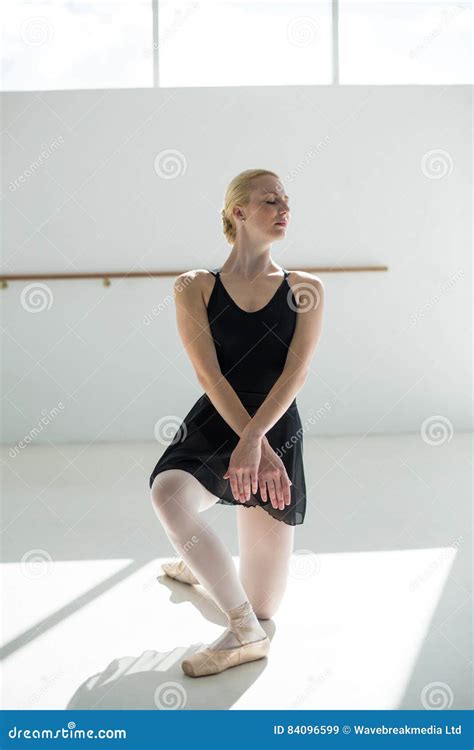 Ballerina Practicing Ballet Dance Stock Image Image Of Holding