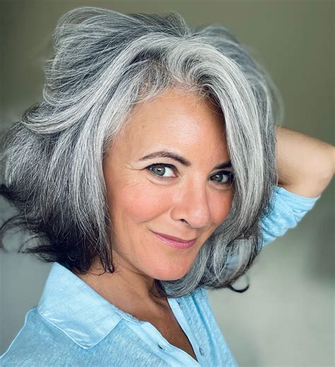 Salt And Pepper Reverse Ombre Bob Hadviser