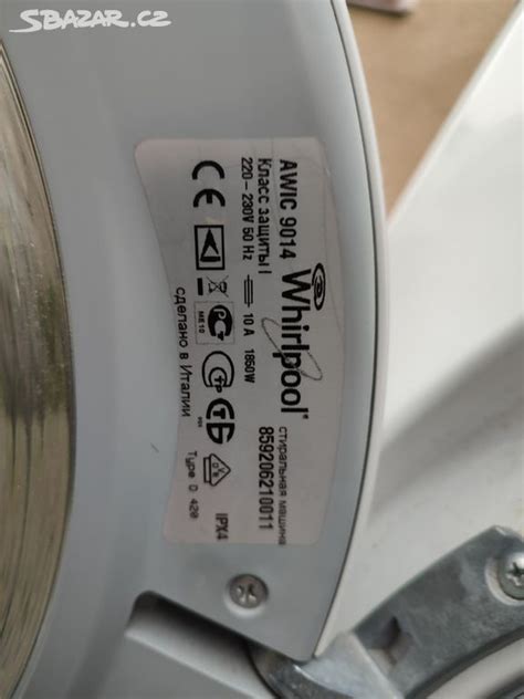 Whirlpool 45cm průměr dvířka pračka - Milovice, Nymburk - Sbazar.cz