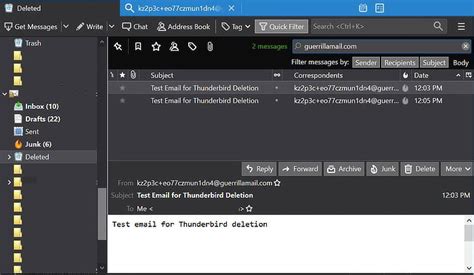 How To Search For Emails In Trash Folder In Thunderbird