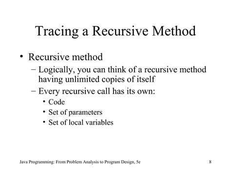 Chapter 13 Recursion Ppt