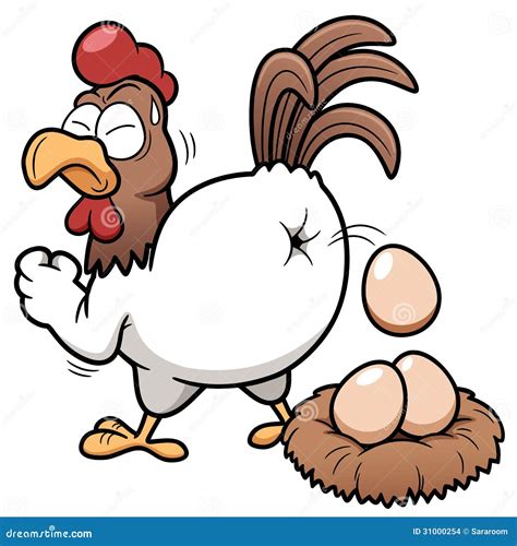 Cartoon Hen Stock Vector Illustration Of Rural Farm 31000254