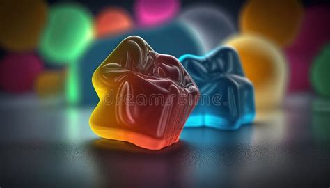 Gummy Candy Isolated On Background Stock Illustration Illustration Of Confection Fruit