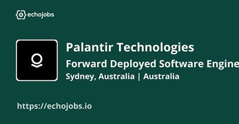Palantir Technologies Is Hiring Forward Deployed Software Engineer Sydney Australia Australia