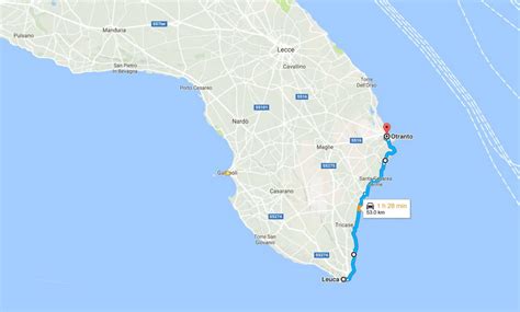 Map Of Otranto Italy The Castle Of Otranto Qfzq