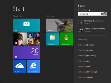 The New Windows 8 1 Search System Dummies