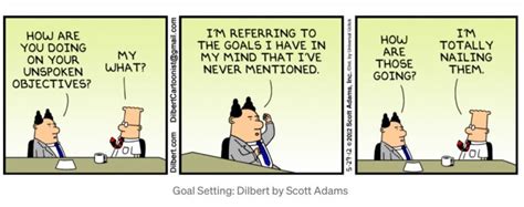 How Do You Know Whats Expected Of Your Team Dilbert Performancemanagement Goalsetting