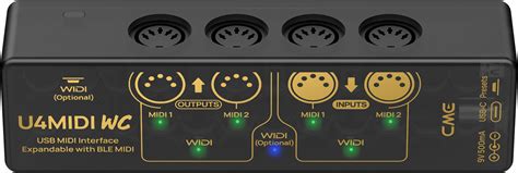 CME U4MIDI WC MIDI Interface With Router Filter Mapper And Optional