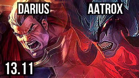 DARIUS Vs AATROX TOP 7 Solo Kills 8 1 0 1 0M Mastery Dominating