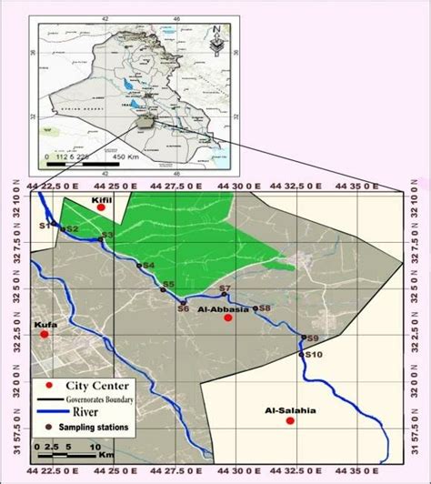 Study Area And Water Sampling Stations Download Scientific Diagram