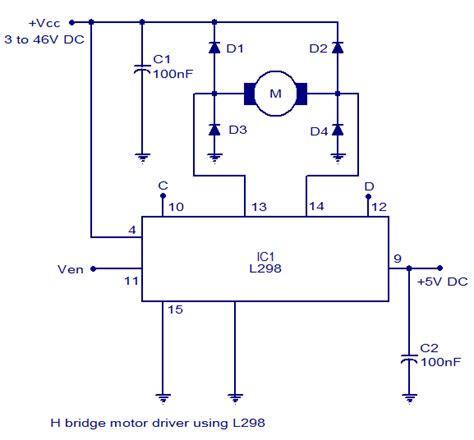 Circuit Diagram H Bridge Motor Driver