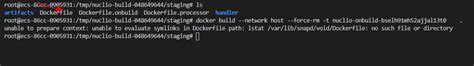 Unable To Evaluate Symlinks In Dockerfile Path · Issue 1768 · Nuclio