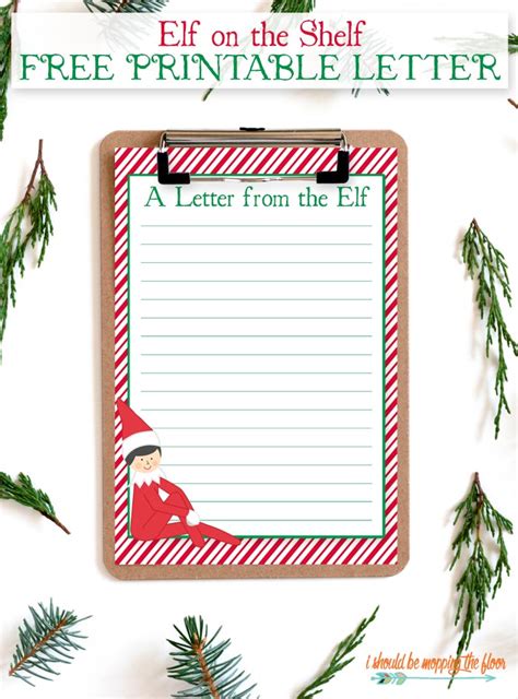 Printable Elf On A Shelf Letter