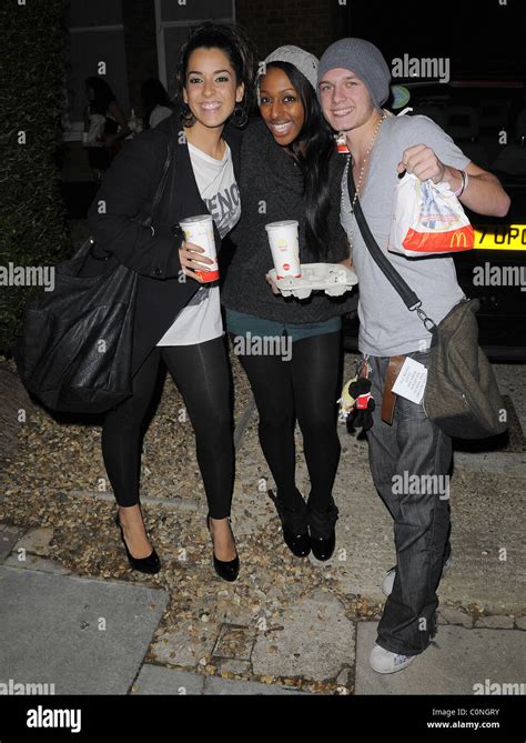 Ruth Lorenzo Alexandra Burke And Scott Bruton Arrive Back At The X Factor Secret Hideaway