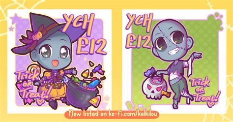 Trick Or Treat Ych By Kelkilou On Deviantart