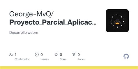 Github George Mvq Proyecto Parcial Aplicacion Yargs Desarrollo Webm