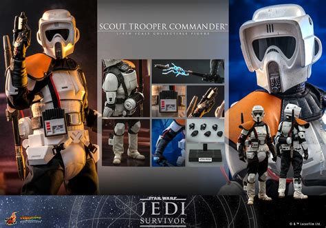 Star Wars Jedi Survivor Scout Trooper Commander By Hot Toys The