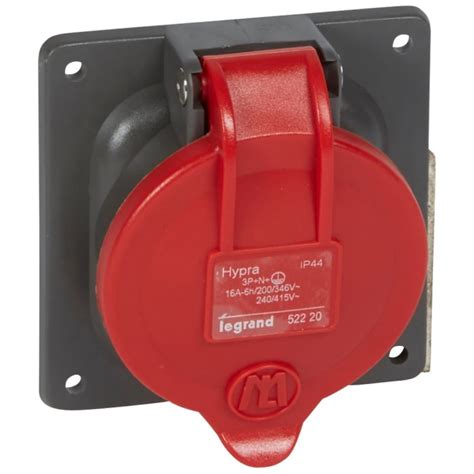 052220 Legrand Legrand Ip44 3p N E Socket Socket Rated At 16a
