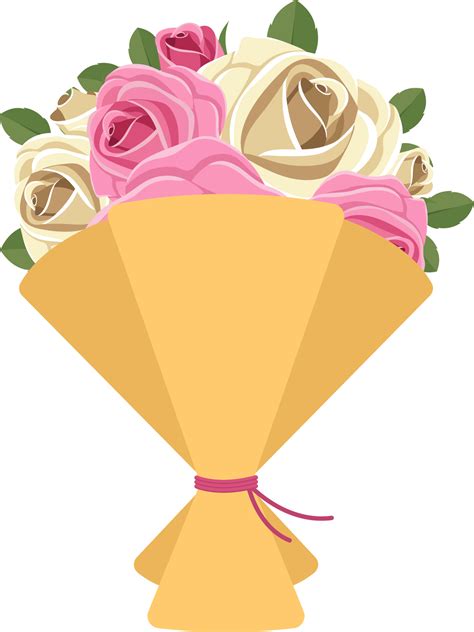 Blombukett Clipart Design Illustration 9342144 PNG