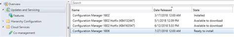 Sccm System Center Configuration Manager 1806 Step By Step Upgrade Guide Configuration