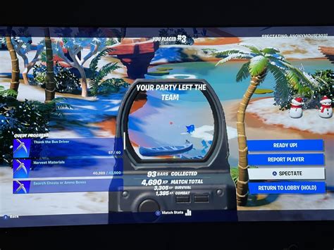 Your Party Left The Team” This Was A Solo Match Umm What Rfortnitebr