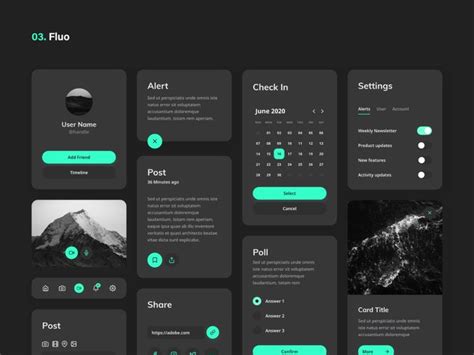 Dynamic Ui Kit Freebie By Lorenzo Buosi On Dribbble Graphing