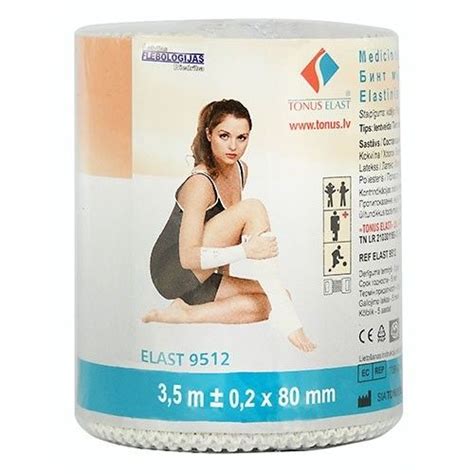 Tonus Elast Elastinis Tvarstis 3 5 M X 8 Cm Camelia